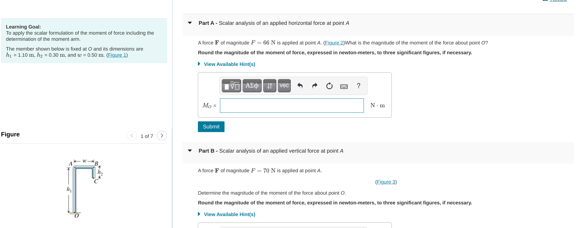 Solved Learning Goal: - Part A - Scalar analysis of an | Chegg.com