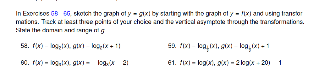 Solved In Exercises 58−65, sketch the graph of y=g(x) by | Chegg.com