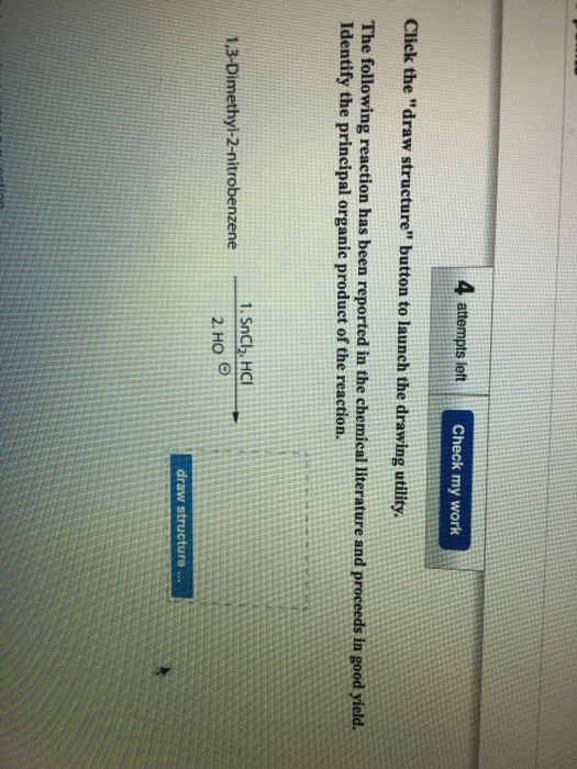 Solved 4 attempts left Check my work Click the "draw | Chegg.com