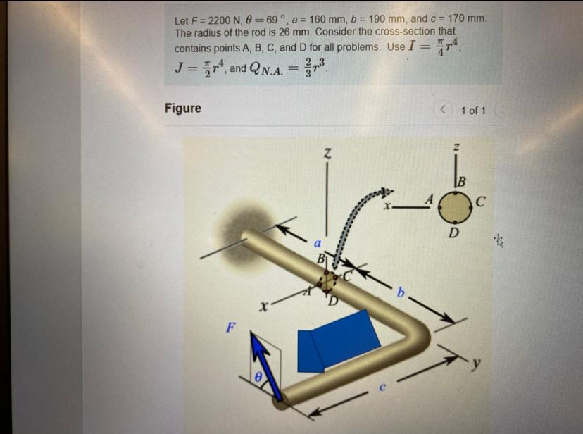Solved A) the magnitude of internal torque on the cross | Chegg.com