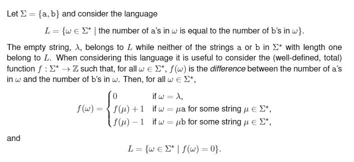 Solved Let = {a,b} and consider the language L = {we L* | | Chegg.com
