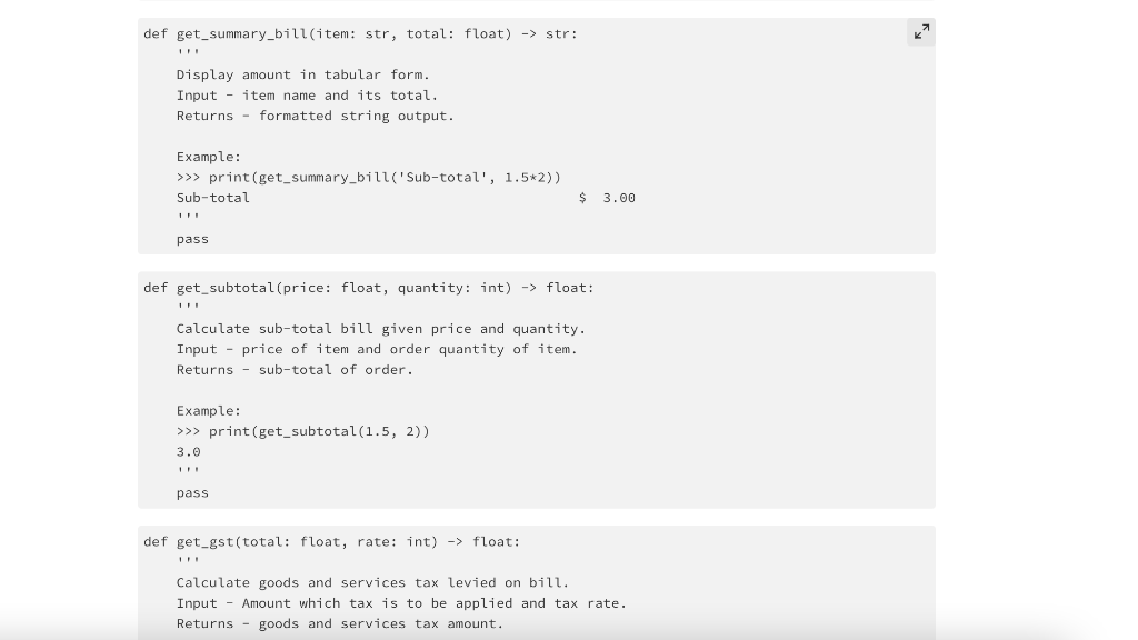 Solved Q3 - Functions - Programming Exercise Write functions | Chegg.com