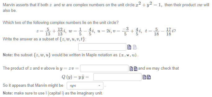 Solved Given the complex numbers z=9−2i and w=5−2i, | Chegg.com