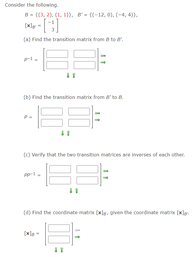 Solved Consider the following. | Chegg.com