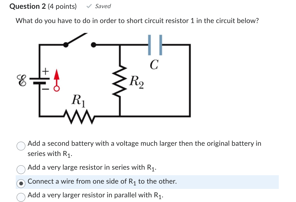 Solved What do you have to do in order to short circuit | Chegg.com