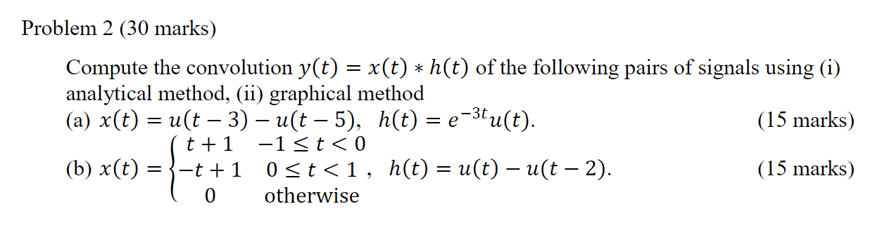 [solved] Compute The Convolution Y T X T H T O