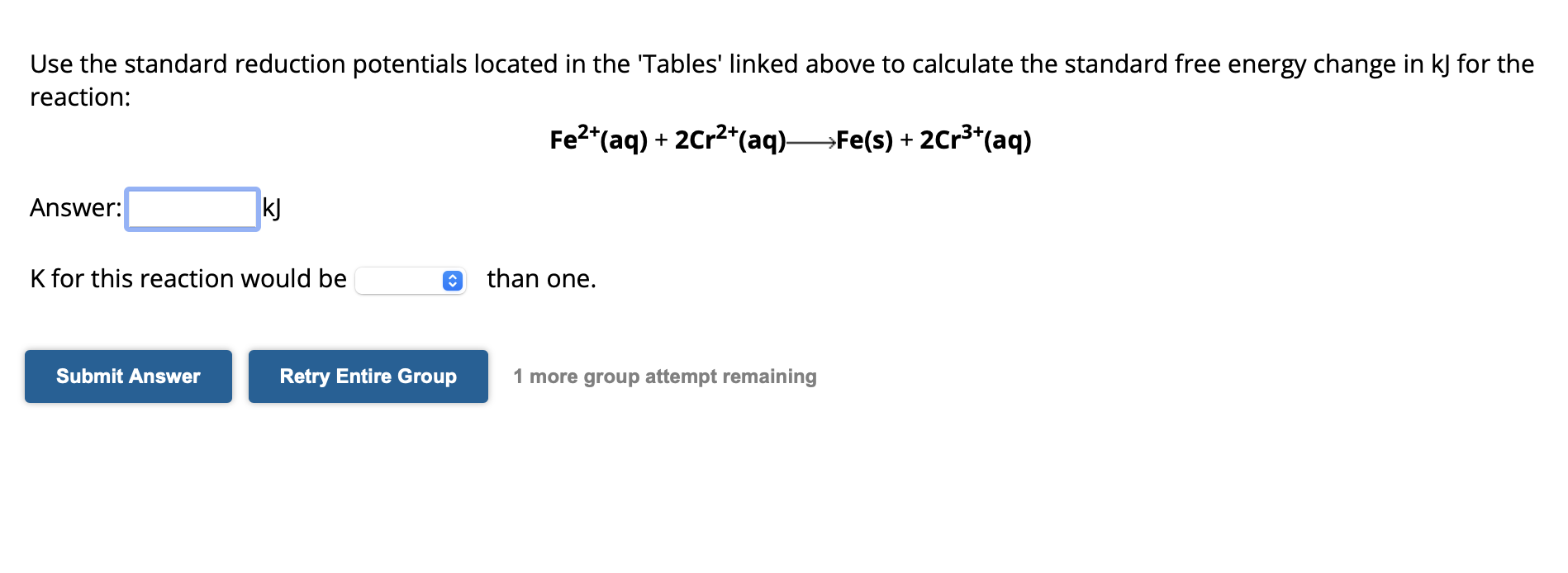 Solved Use the standard reduction potentials located in the | Chegg.com
