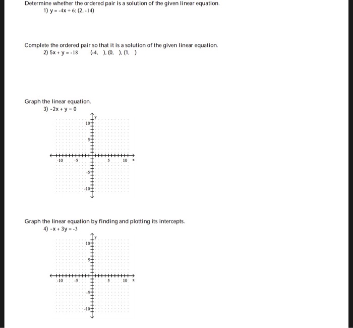 Solved Determine whether the ordered pair is a solution of | Chegg.com