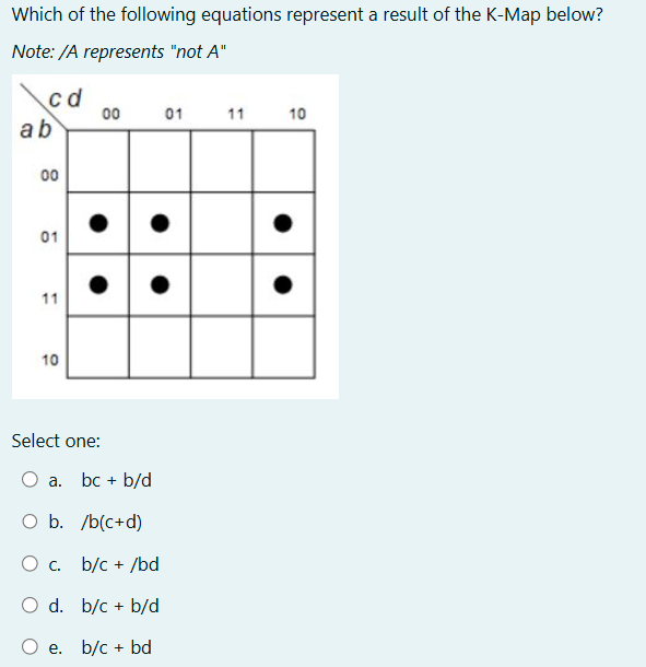 Solved Which of the following equations represent a result | Chegg.com