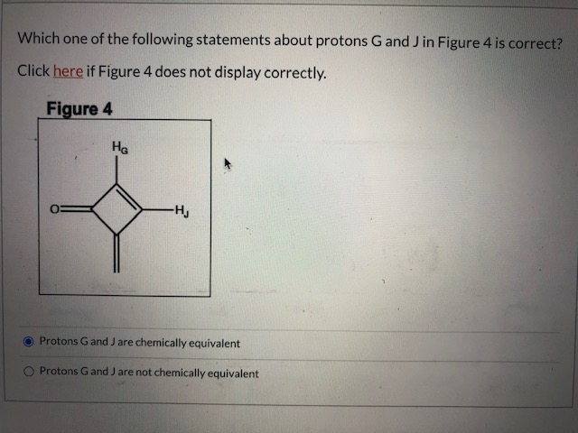 Solved Which one of the following statements about protons G | Chegg.com