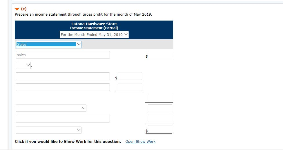 Solved Problem 5-2A (Part Level Submission) Latona Hardware | Chegg.com