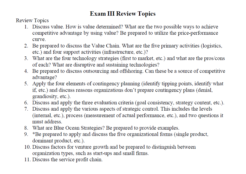 Solved Review Topics 1. Discuss value. How is value | Chegg.com