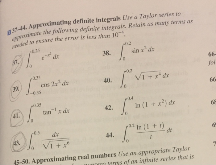 Solved rt-44. Approximating definite integrals Use a roslor | Chegg.com