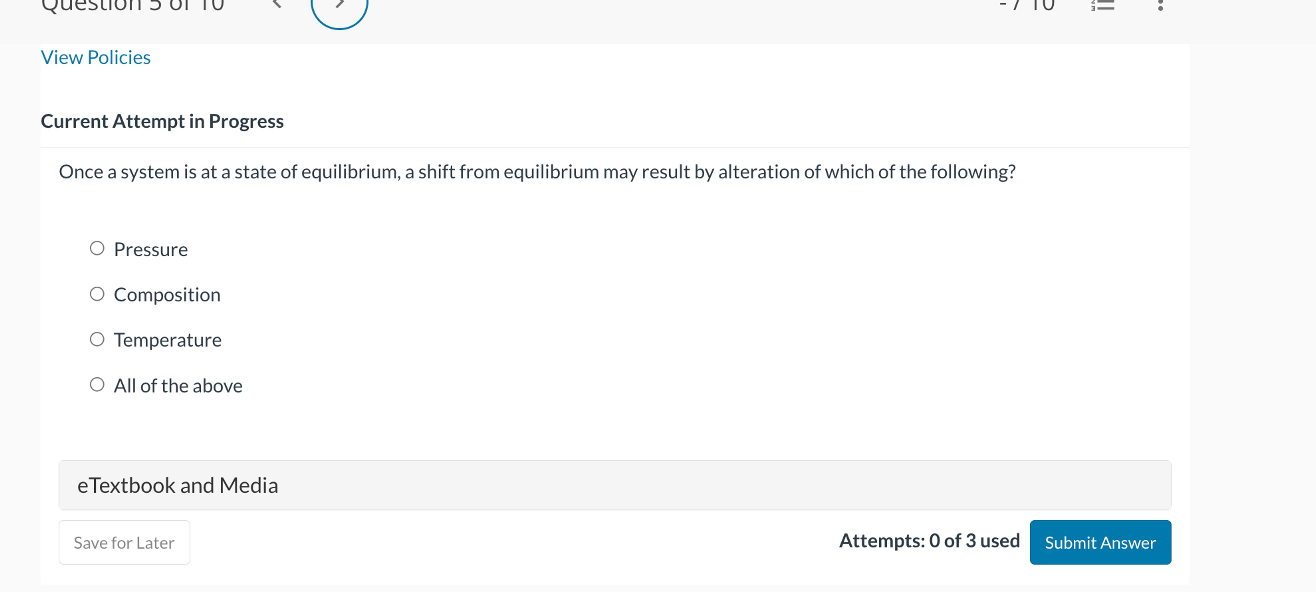 Solved View PoliciesCurrent Attempt in ProgressOnce a system | Chegg.com