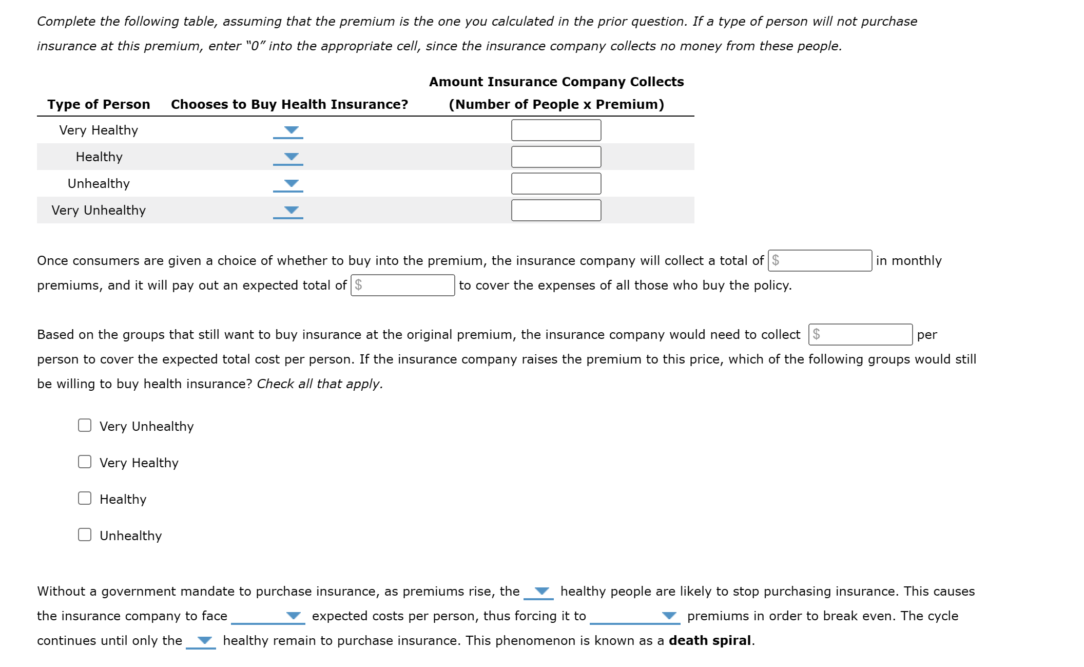 Solved The following table presents the number of very | Chegg.com