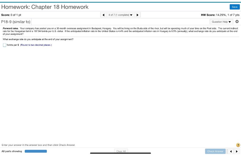 Solved Homework Chapter 18 Homework Save Score 0 Of 1 Pt 4