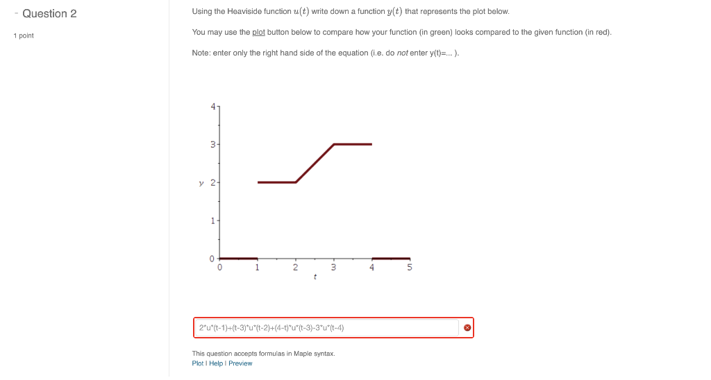Solved Using the Heaviside function u(t) write down a | Chegg.com Solved Using the Heaviside function u(t) write down a | Chegg.com