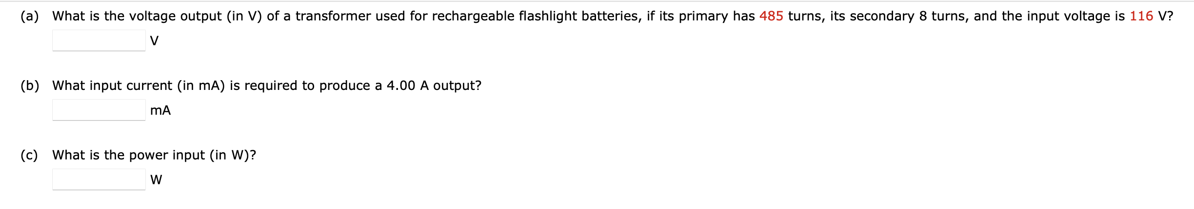 Solved V (b) What input current (in mA ) is required to | Chegg.com