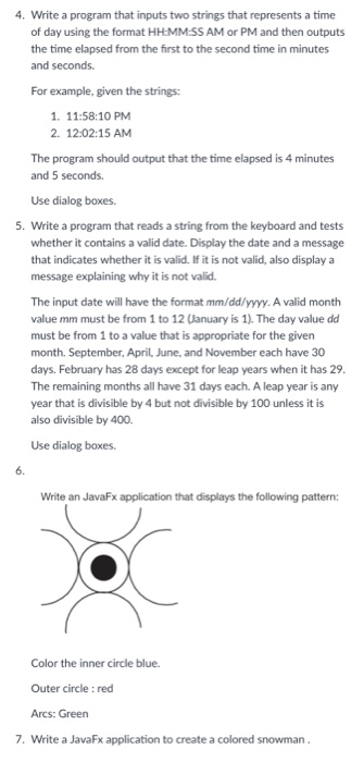 Solved 1. Write code for a JOptionPane dialog that will ask | Chegg.com