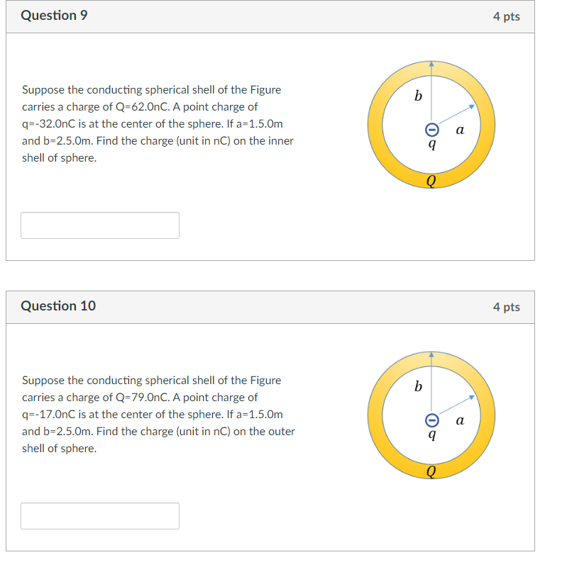 Suppose the conducting spherical shell of the Figure | Chegg.com