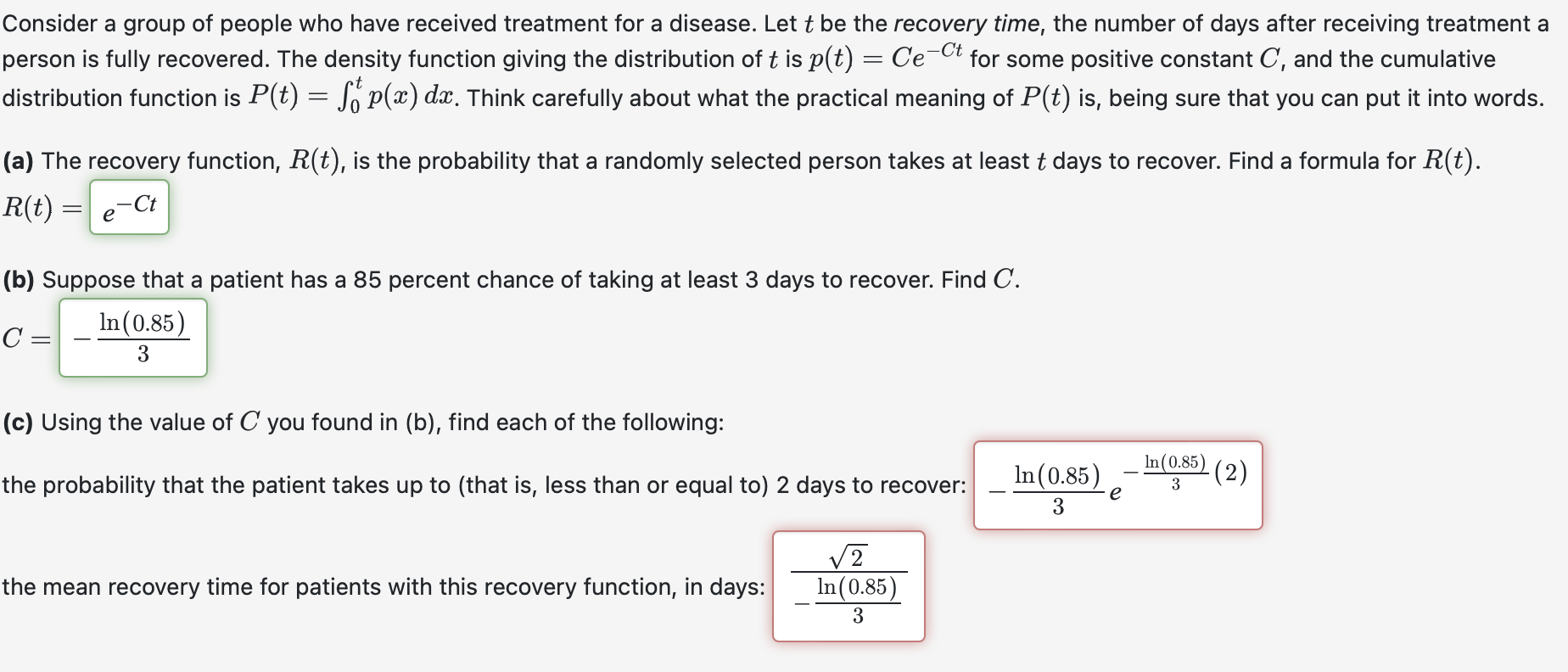 Solved Consider a group of people who have received | Chegg.com
