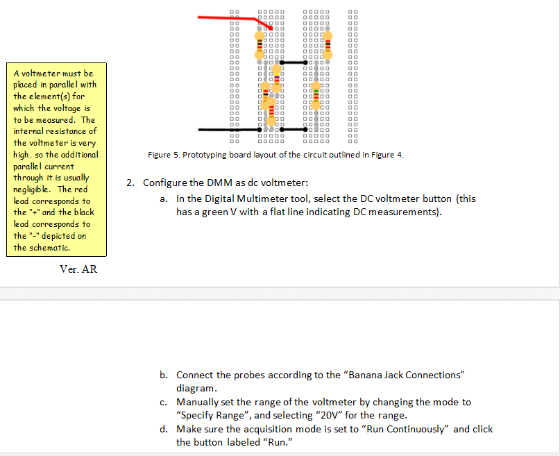 Experiment 1: Using the DMM as an Ohmmeter The | Chegg.com