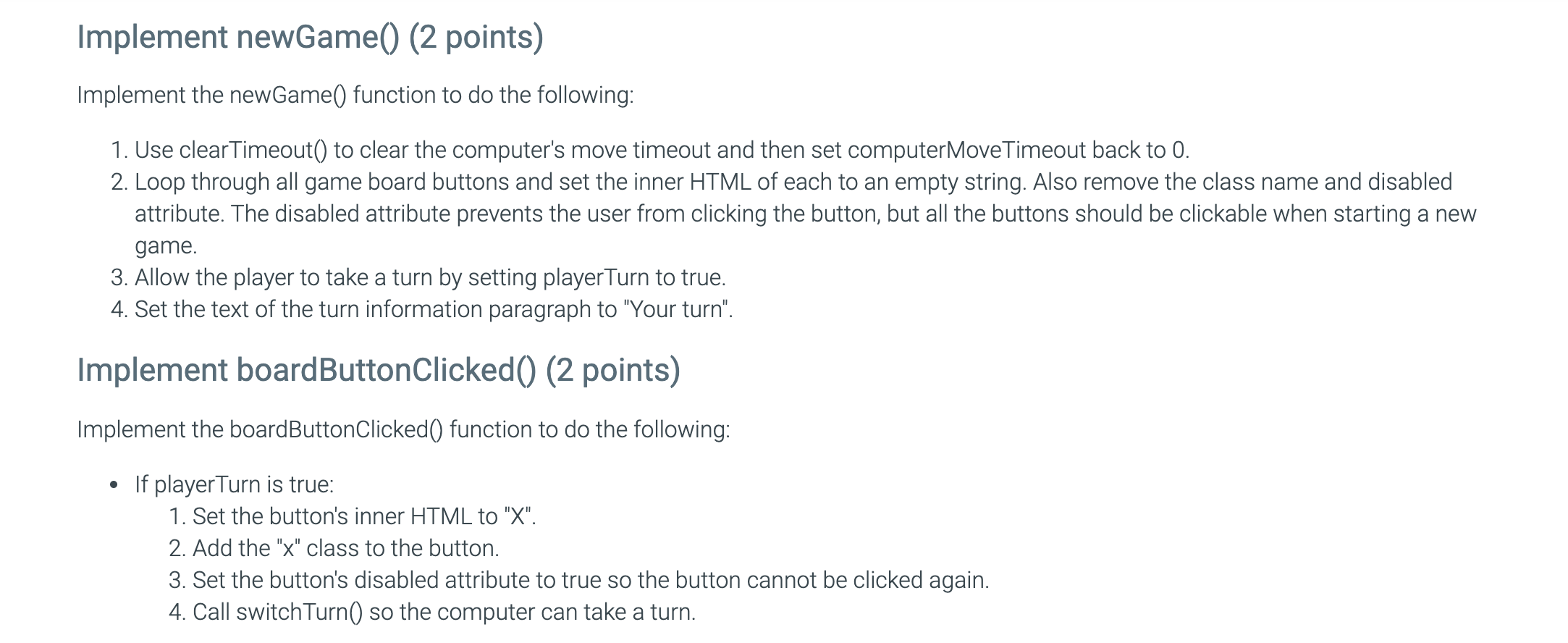 Solved 7.16 LAB: JavaScript Tic-Tac-Toe In this lab, you | Chegg.com