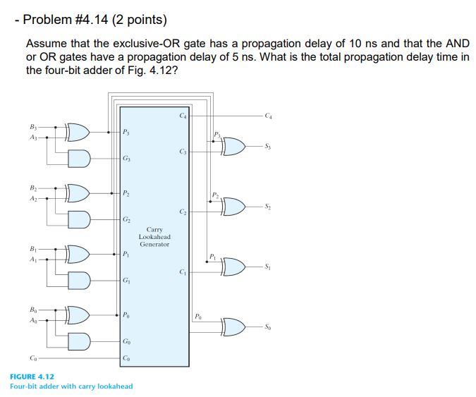 Solved Assume that the exclusive-OR gate has a propagation | Chegg.com