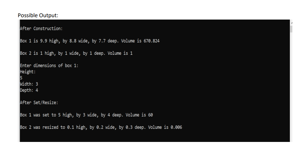 Solved Lab 3: Introduction to Classes OOP2200 - T. MacDonald | Chegg.com