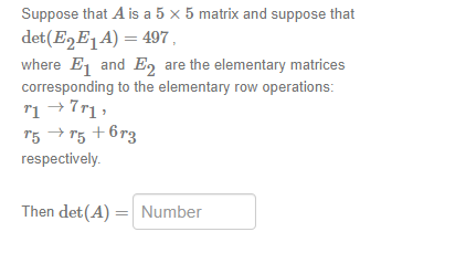 Solved Suppose that A is a 5 x 5 matrix and suppose that | Chegg.com