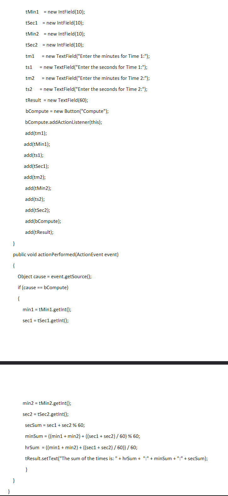 Solved Program specification: Data types: Integer, Float, | Chegg.com