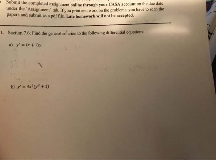 Solved Submit the completed assignment online through your | Chegg.com