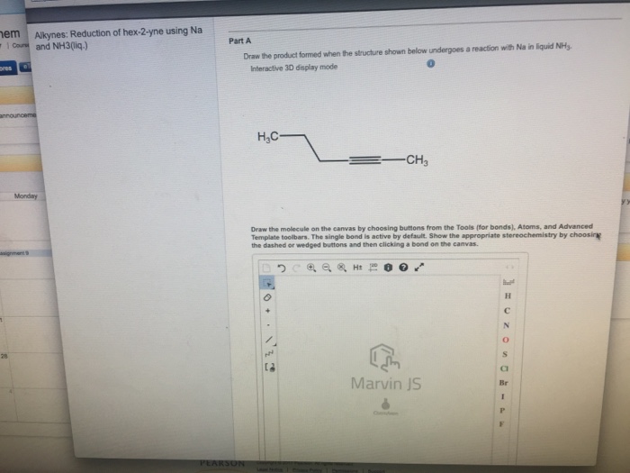 Solved Alkynes: Reduction of hex-2-yne using Na and | Chegg.com