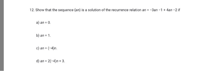 Solved 10. Find the first six terms of the sequence defined | Chegg.com