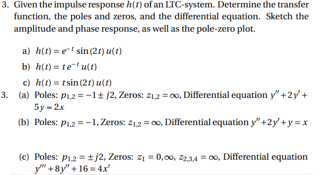 Solved please explain HOW the PHASE RESPONSE is FOUND and | Chegg.com