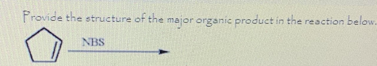 Solved Provide the structure of the major organic product in | Chegg.com