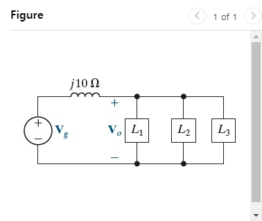 Solved The three parallel loads in the circuit shown in can | Chegg.com