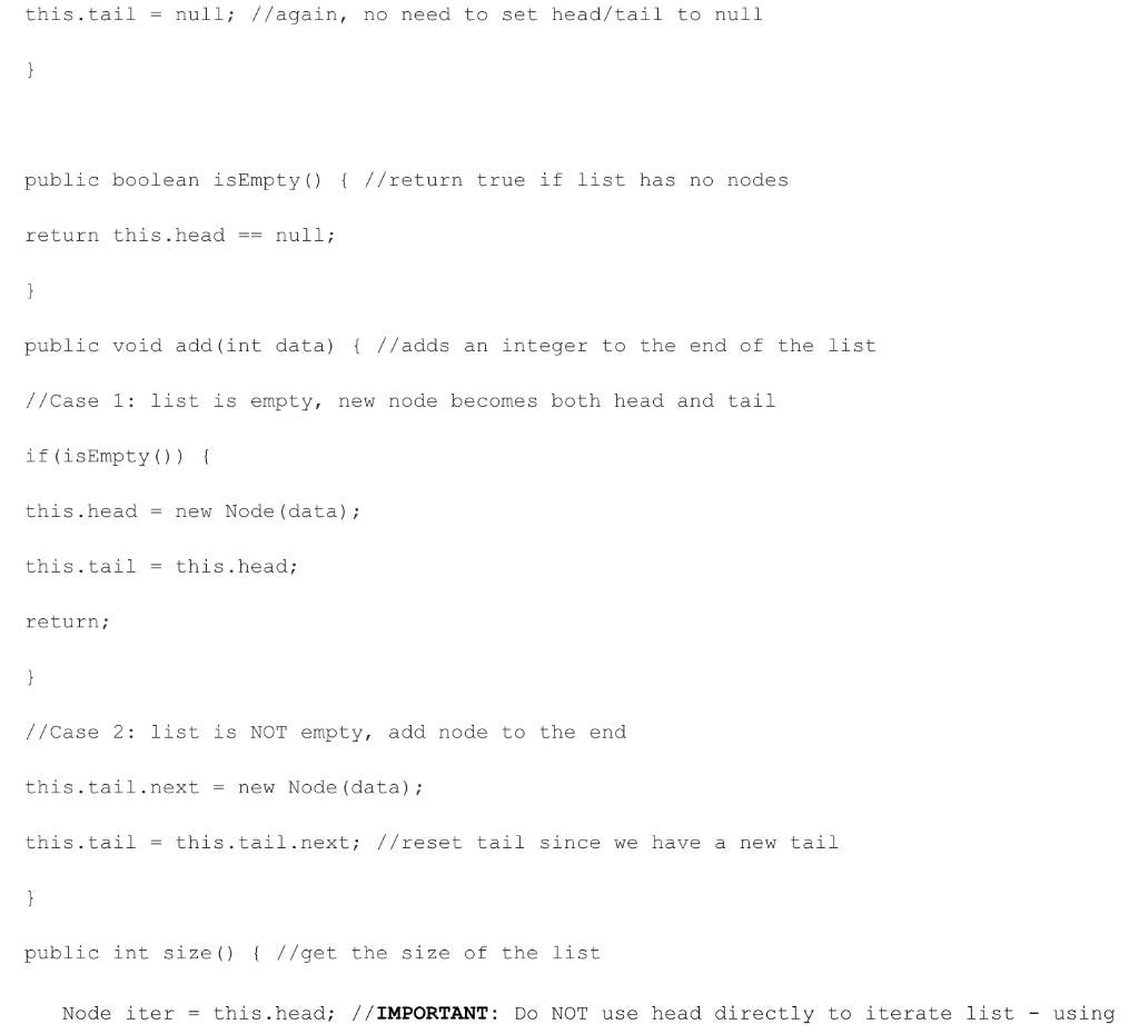 Solved LinkedList.java public class LinkedList { class Node | Chegg.com Solved LinkedList.java public class LinkedList { class Node | Chegg.com