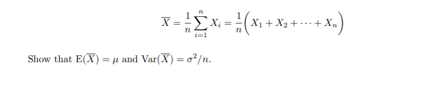 Solved Suppose that Xi ’s, are independent random variables | Chegg.com