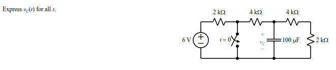 Solved Express vcdd) for all t 6 V | Chegg.com