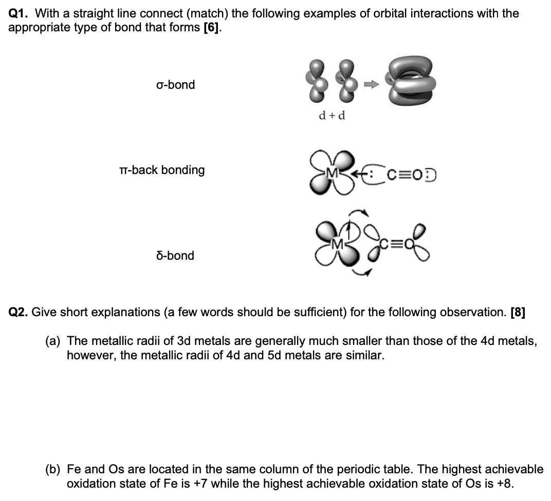 Solved Q1. With a straight line connect (match) the | Chegg.com