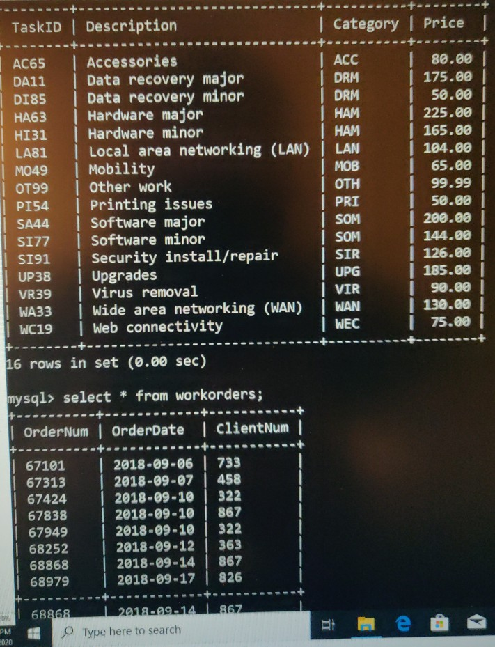 Styles Paragraph Chapter 3 Assignment Write the SQL | Chegg.com