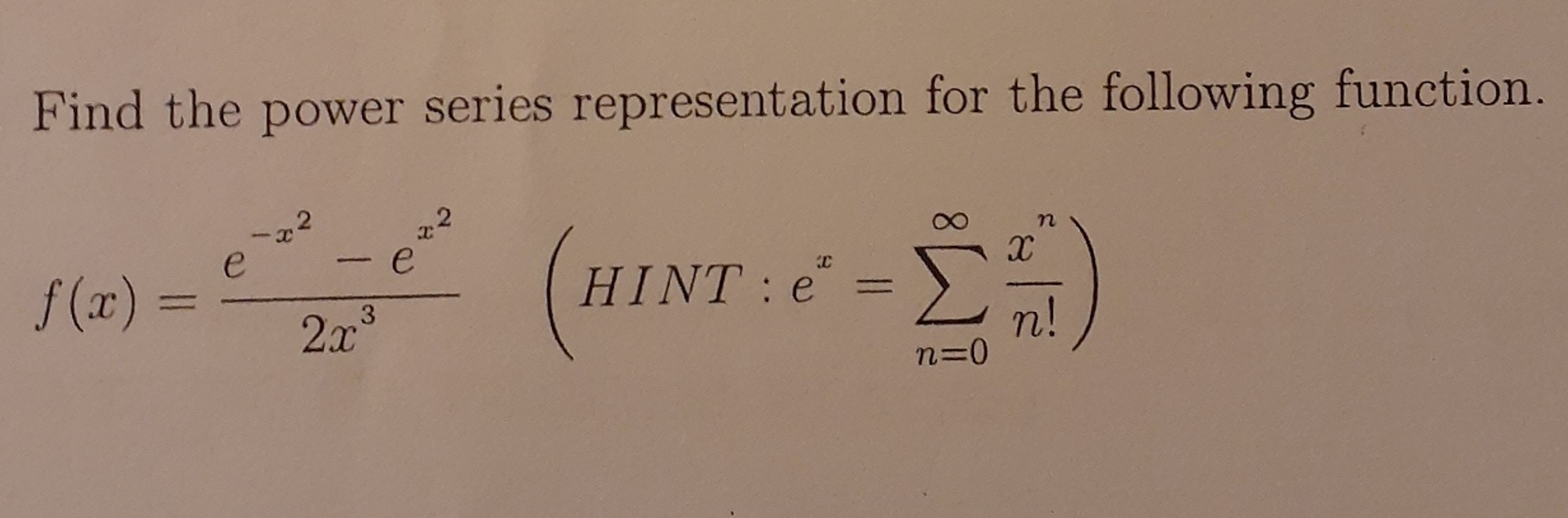 Solved Solve with details. Find the power series | Chegg.com