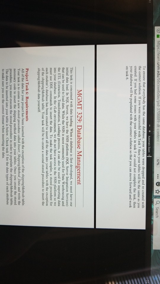 Solved Overview of Project The class project will require | Chegg.com