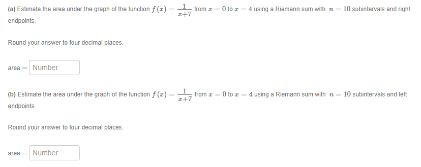 Solved (a) Estimate the area under the graph of the function | Chegg.com