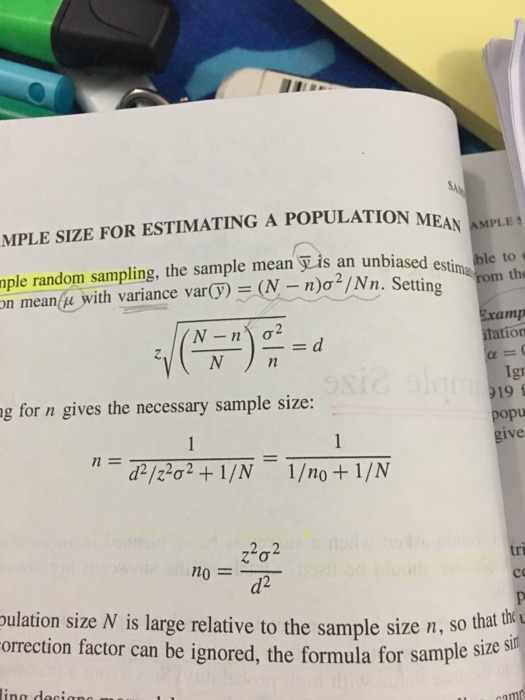 Solved can you show me how i can reach to the sample n by | Chegg.com