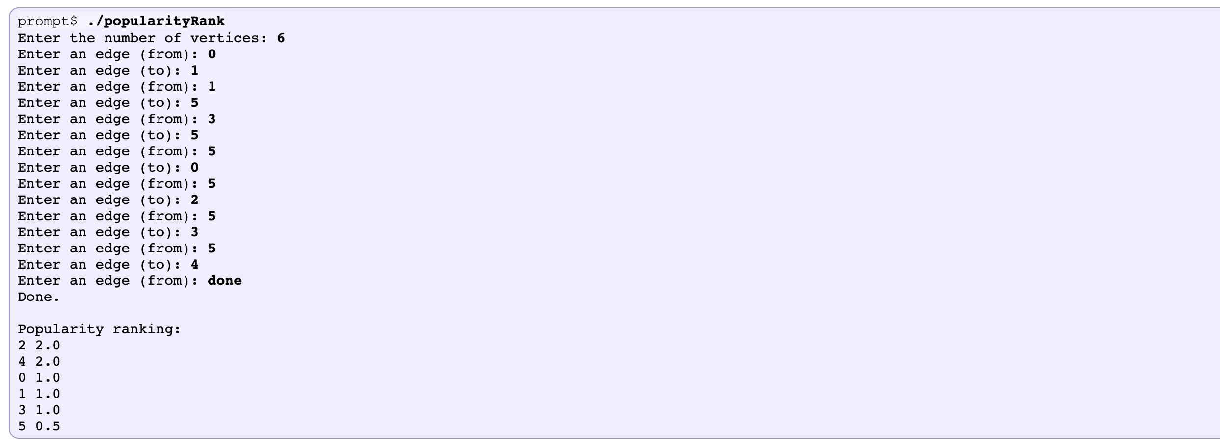 Solved WGraph.h typedef struct GraphRep *Graph; // | Chegg.com