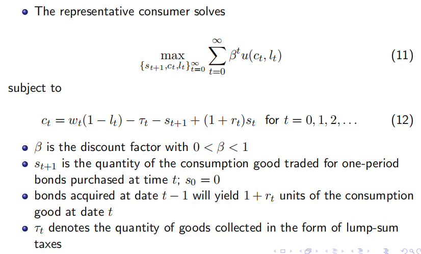 Solved a) Derive the intertemporal budget constraints of | Chegg.com
