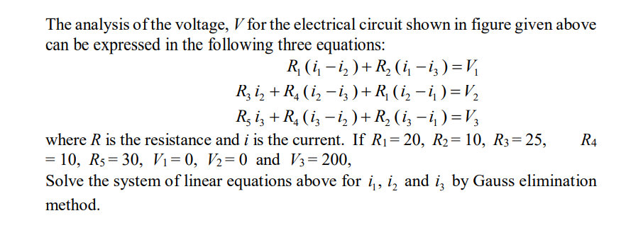 Solved V2 i2 R1 W R3 VE i R4 R2 із RS + V3 The analysis of | Chegg.com