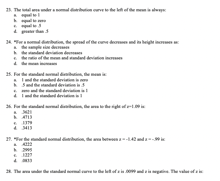 Solved 23 The Total Area Under A Normal Distribution Curve Chegg solved-23-the-total-area-under-a-normal-distribution-curve-chegg